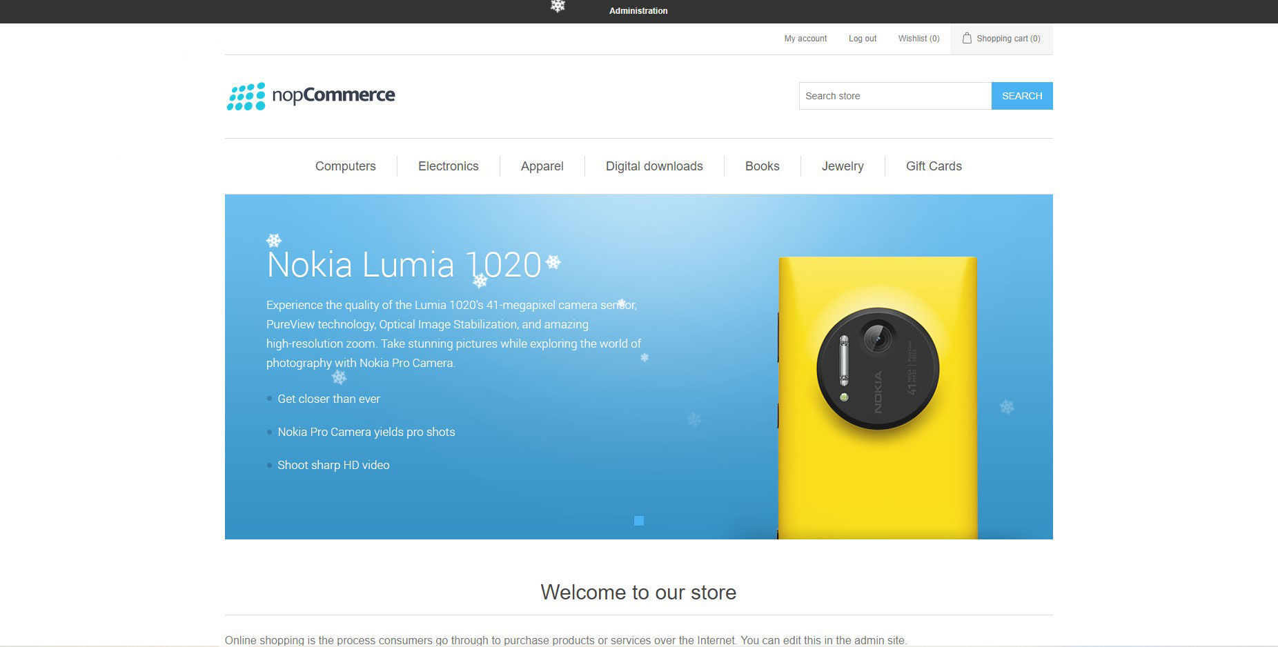 nopCommerce occasional effects plugin | nopPlus
